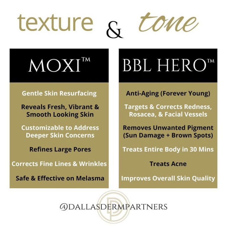 Moxi vs. BBL Hero| Dallas Dermatology Partners